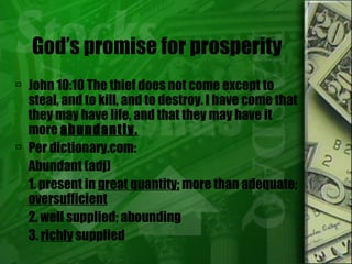 Prosperity | PPT