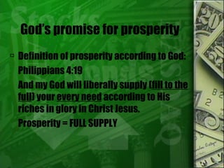 Prosperity | PPT