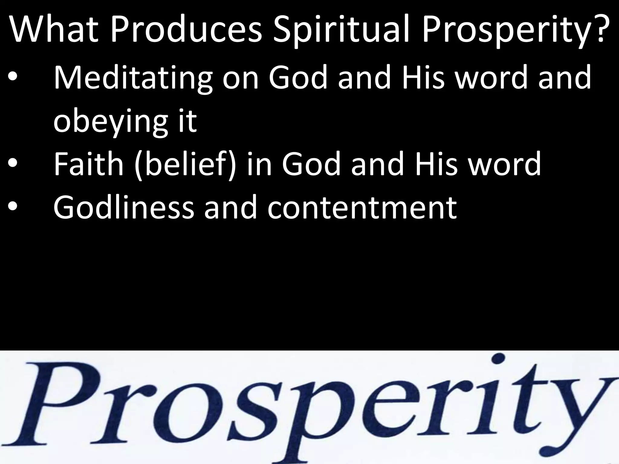 Prosperity | PPTX