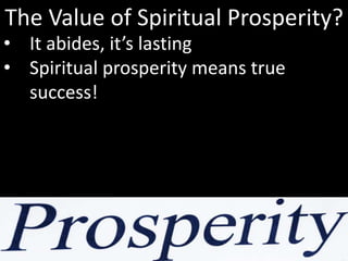 Prosperity | PPTX