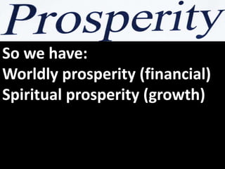 Prosperity | PPTX