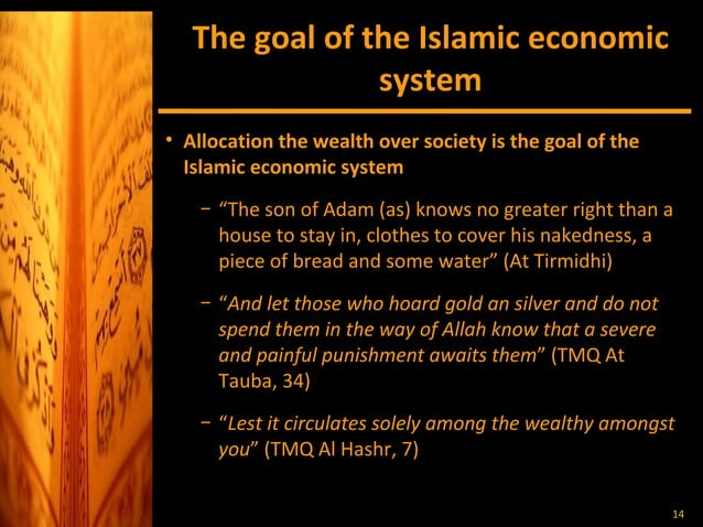 Prosperity through the economic system of islam | PPT