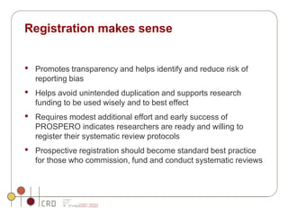 PROSPERO: an international prospective register of systematic review ...