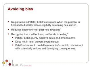 PROSPERO: an international prospective register of systematic review ...