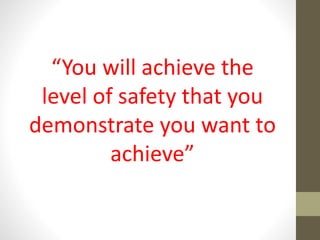 Safety to help improve business | PPTX