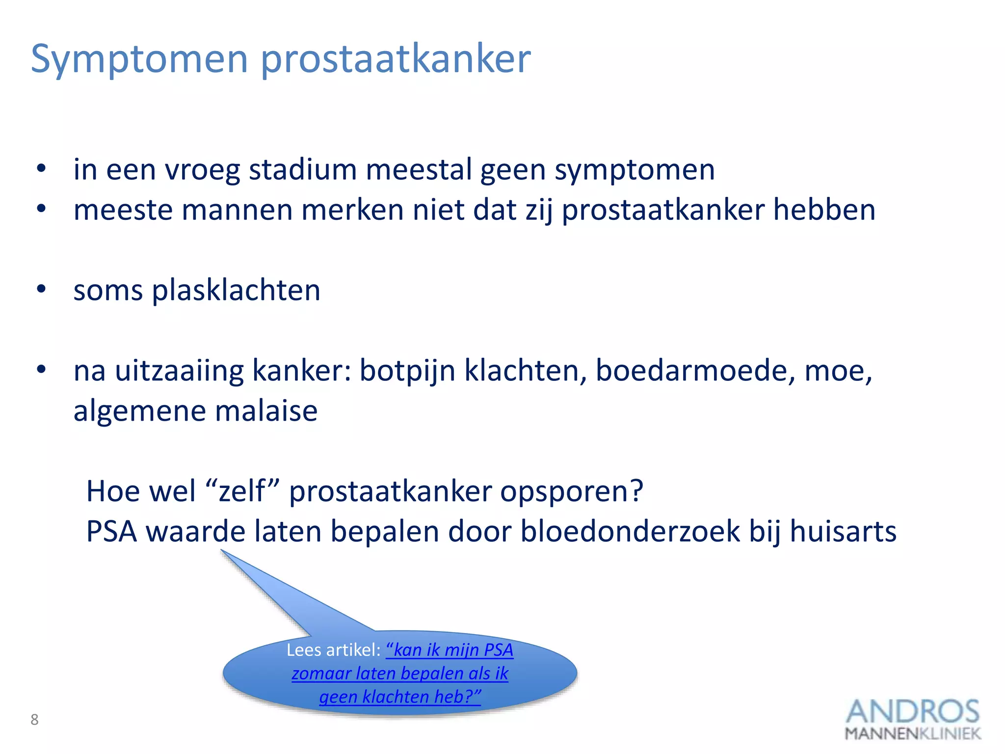 Prostaatkanker opsporen met MRI en fusie-biopsie | PPTX