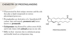 PROSTAGLANDIN.pptx eicosanoids prostaglandins | PPTX