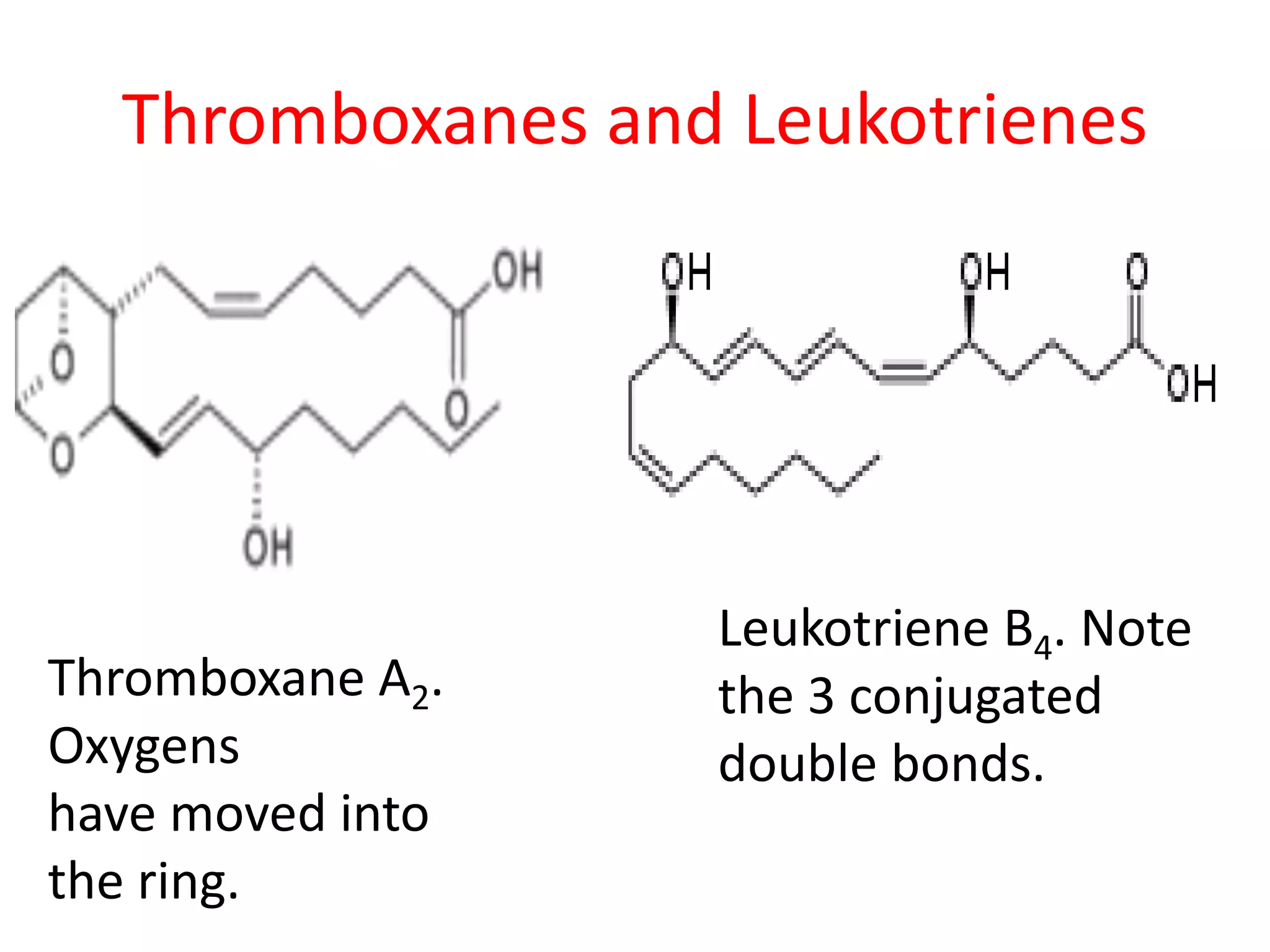 Prostaglandin, leukotriene, and thromboxane | PPTX
