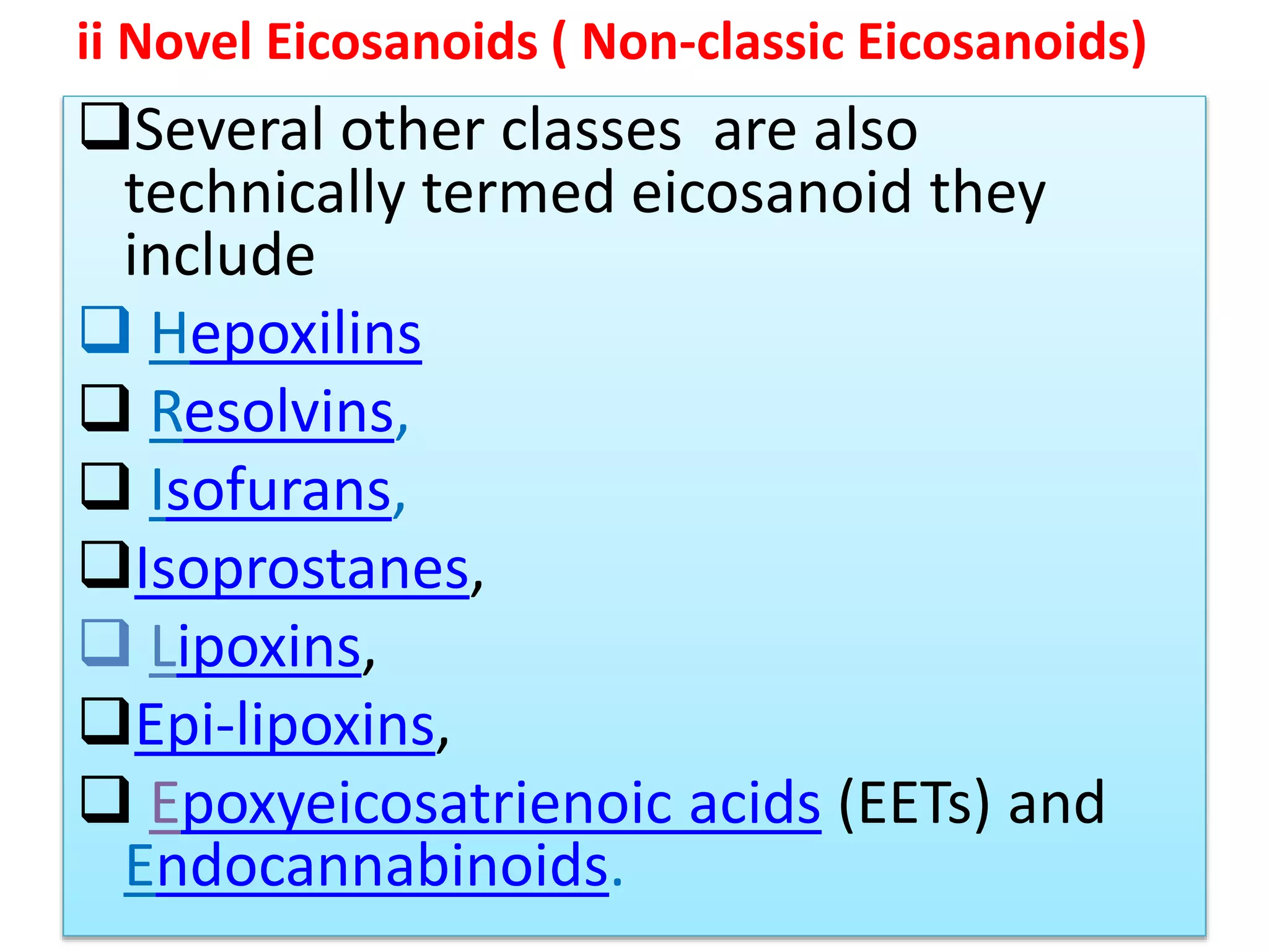 Prostaglandin, leukotriene, and thromboxane | PPTX