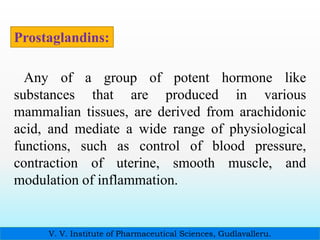 Prostaglandins | PPT