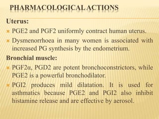 Prostaglandins | PPTX