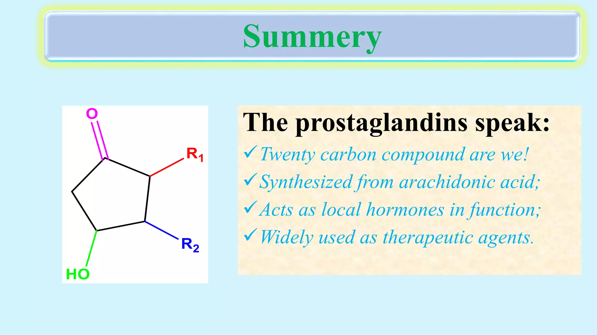 Prostaglandins | PPTX