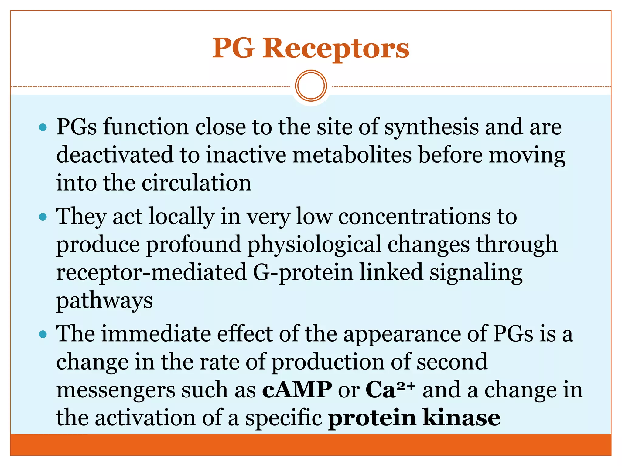 Prostaglandins | PPTX