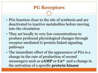 Prostaglandins | PPTX