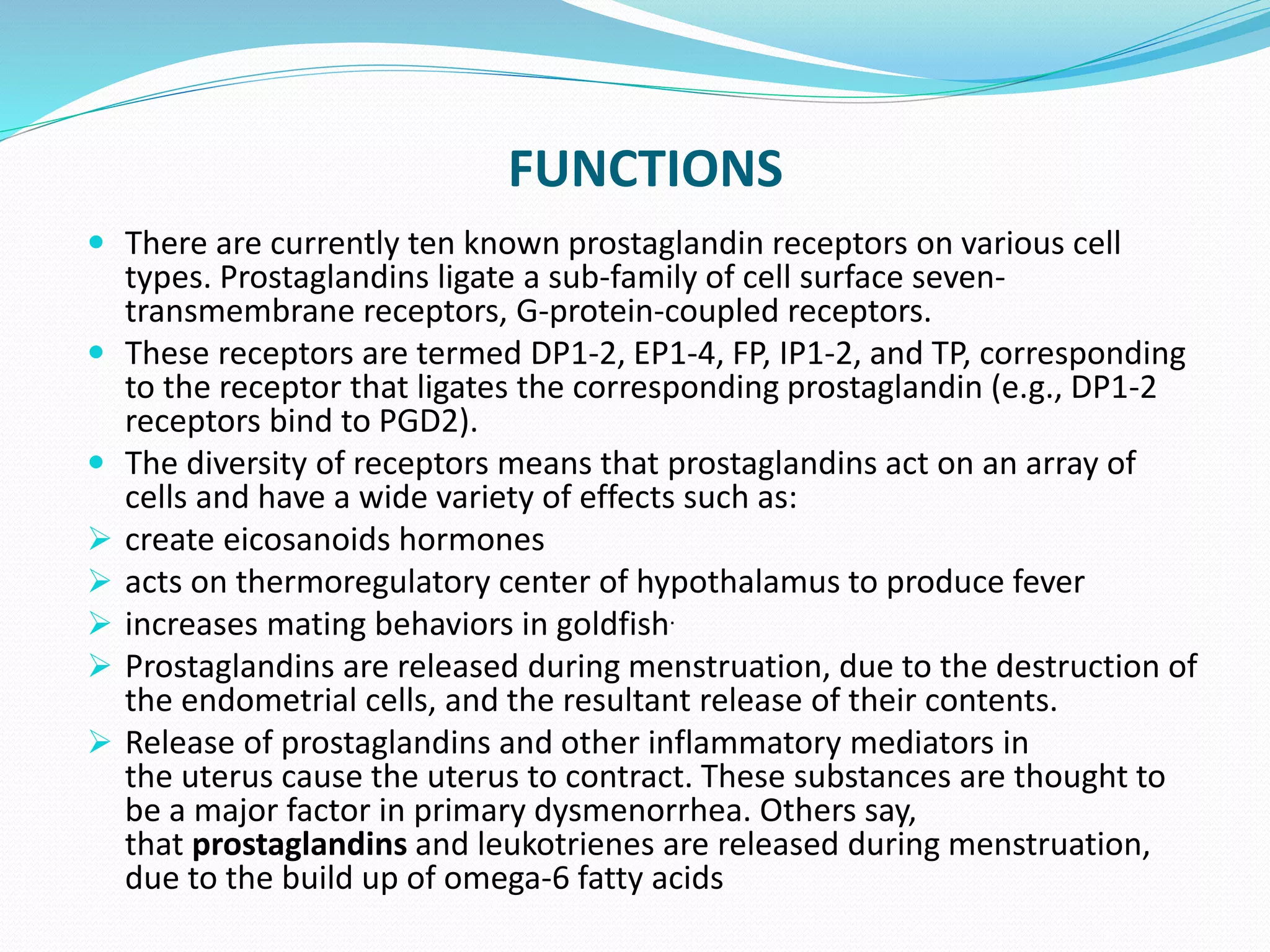 Prostaglandins | PPTX