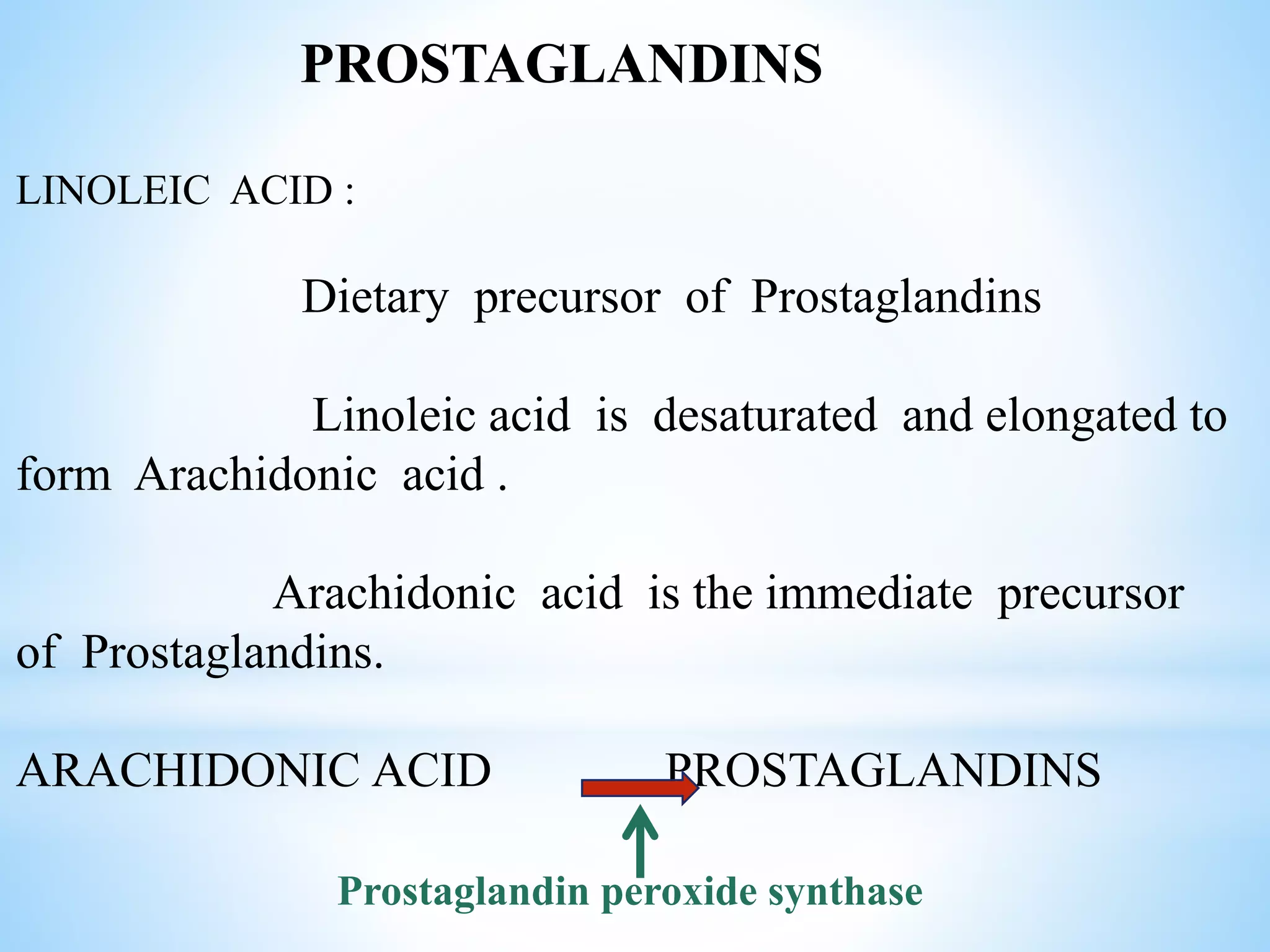 Prostaglandins | PPTX