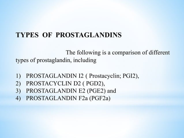 Prostaglandins | PPT