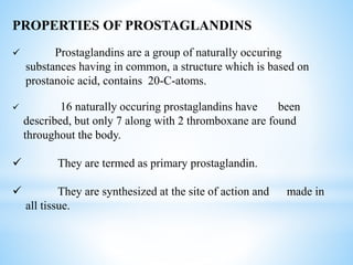 Prostaglandins | PPT