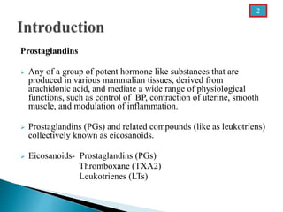 PROSTAGLANDINS | PPTX