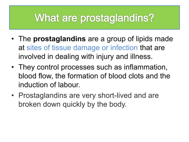 Prostaglandins | PPT