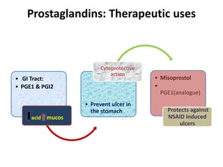 Prostaglandins.pptx.by dr fahad kgmc.... | PPTX