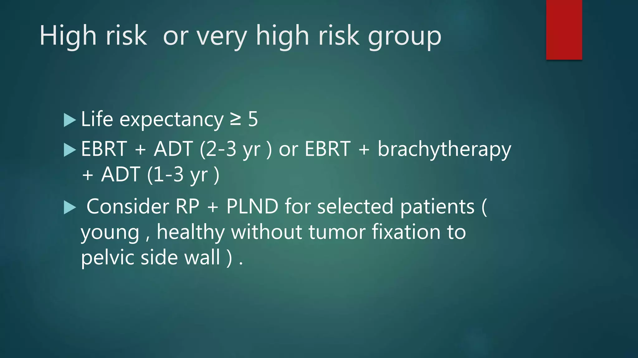 Prostate cancer , radiotherapy | PPTX