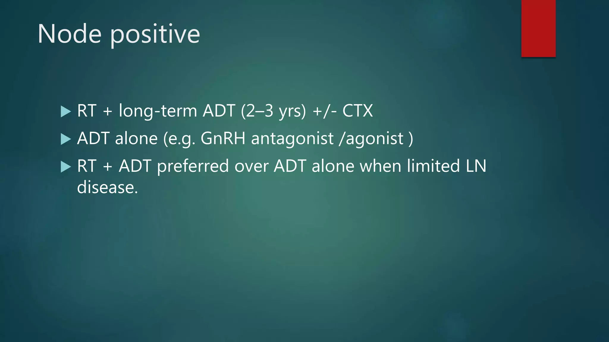 Prostate cancer , radiotherapy | PPTX