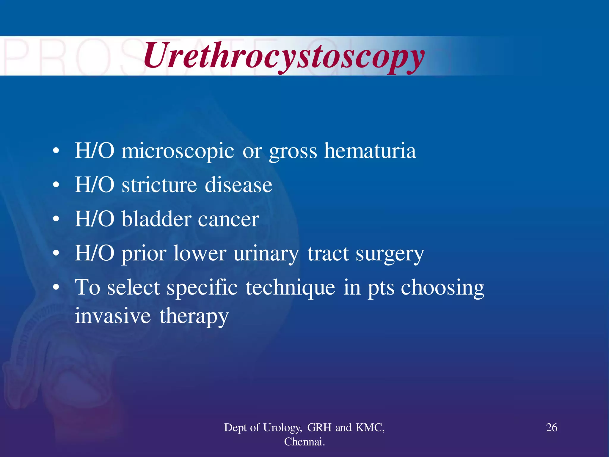 Prostate BPH- evaluation & management | PPT