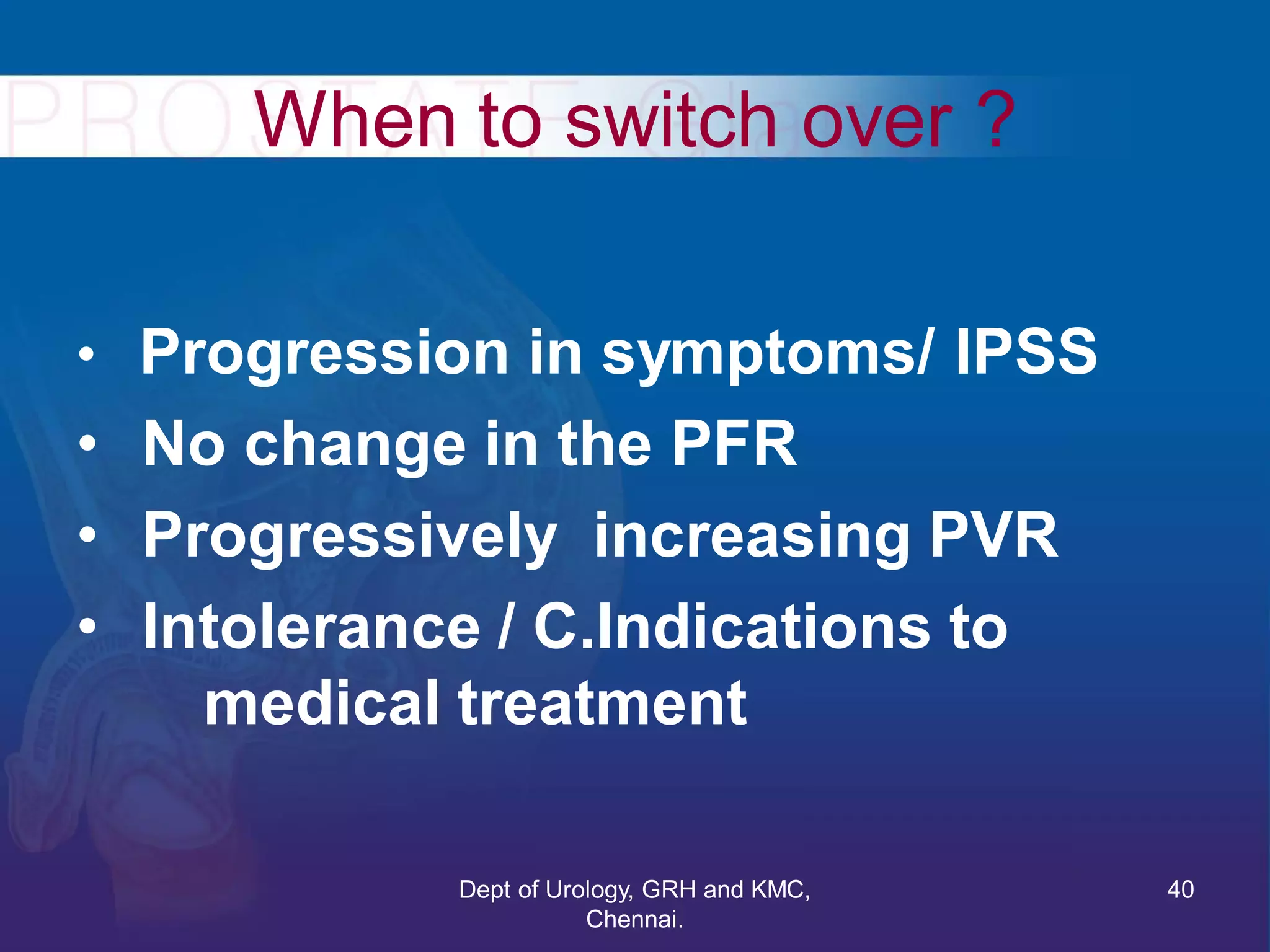 Prostate BPH- evaluation & management | PPT