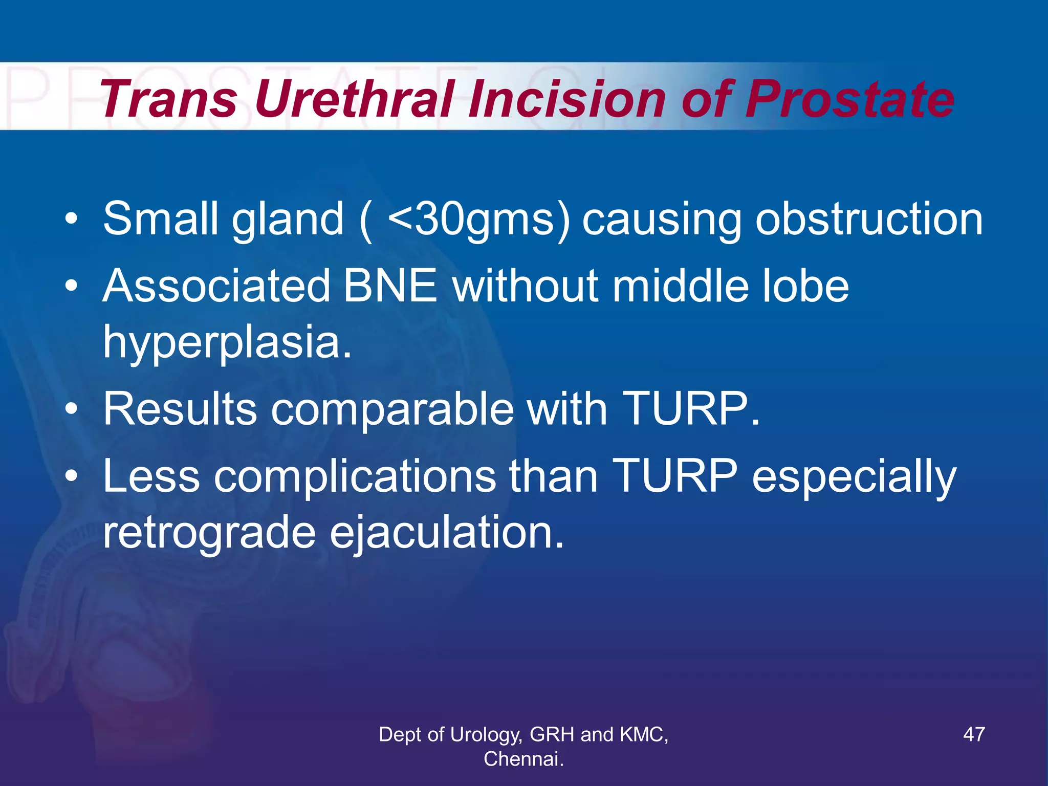 Prostate BPH- evaluation & management | PPT