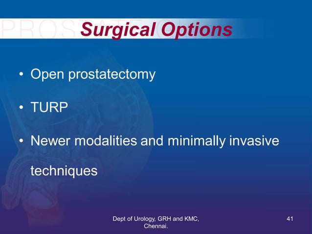 Prostate BPH- evaluation & management | PPT