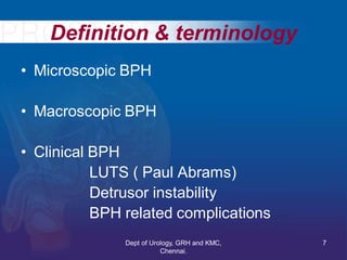 Prostate BPH- evaluation & management | PDF