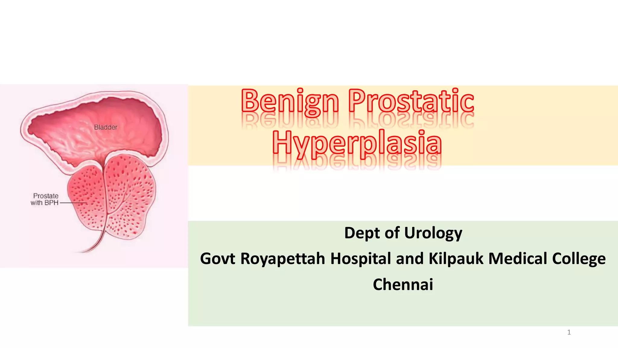 Prostate Benign Prostatic Hyperplasia(BPH)- overview | PDF