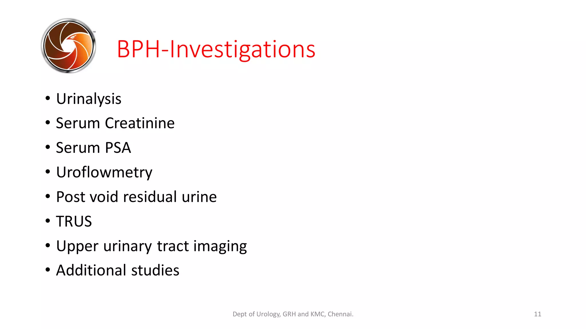 Prostate Benign Prostatic Hyperplasia(BPH)- overview | PDF