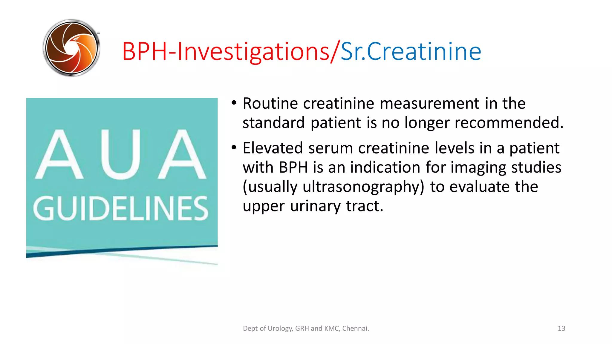Prostate Benign Prostatic Hyperplasia(BPH)- overview | PDF