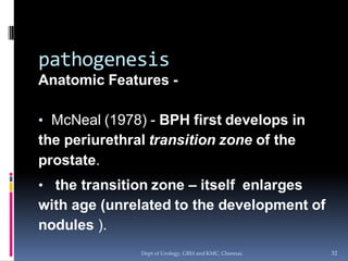 Prostate BPH- pathophysiology | PDF