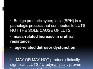 Prostate BPH- pathophysiology | PDF