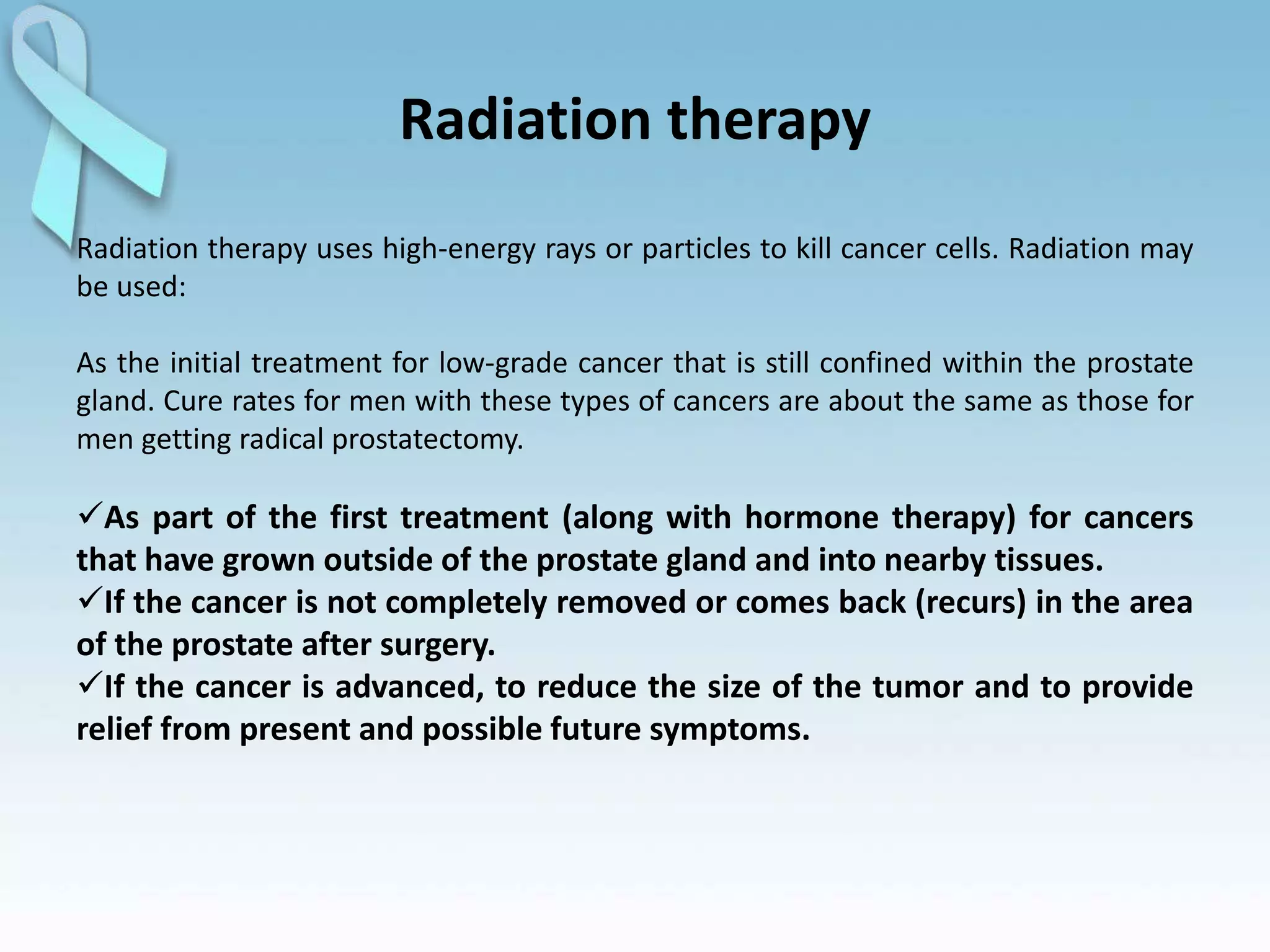 Prostate Cancer Treatment Options | PPTX