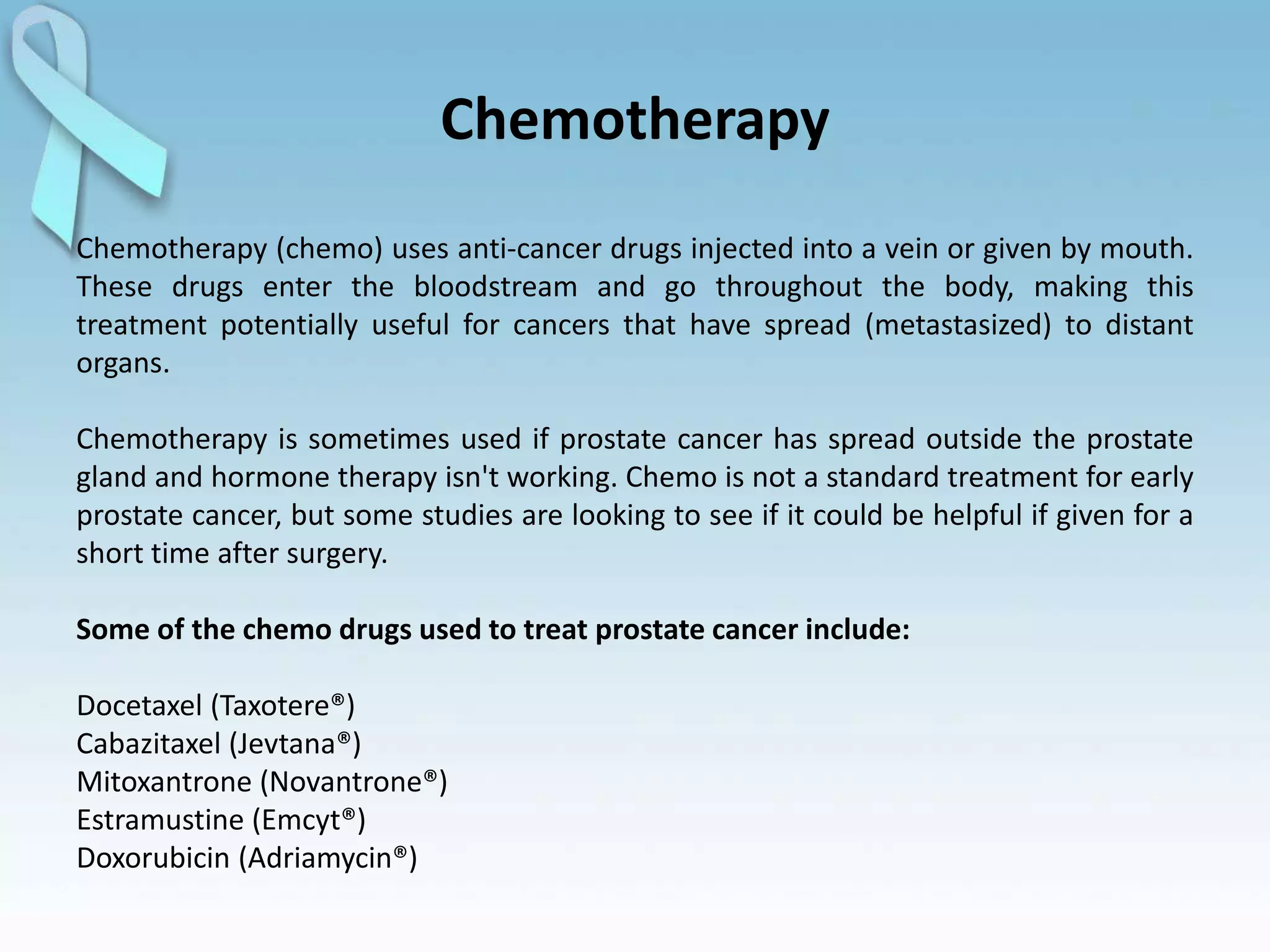 Prostate Cancer Treatment Options | PPTX