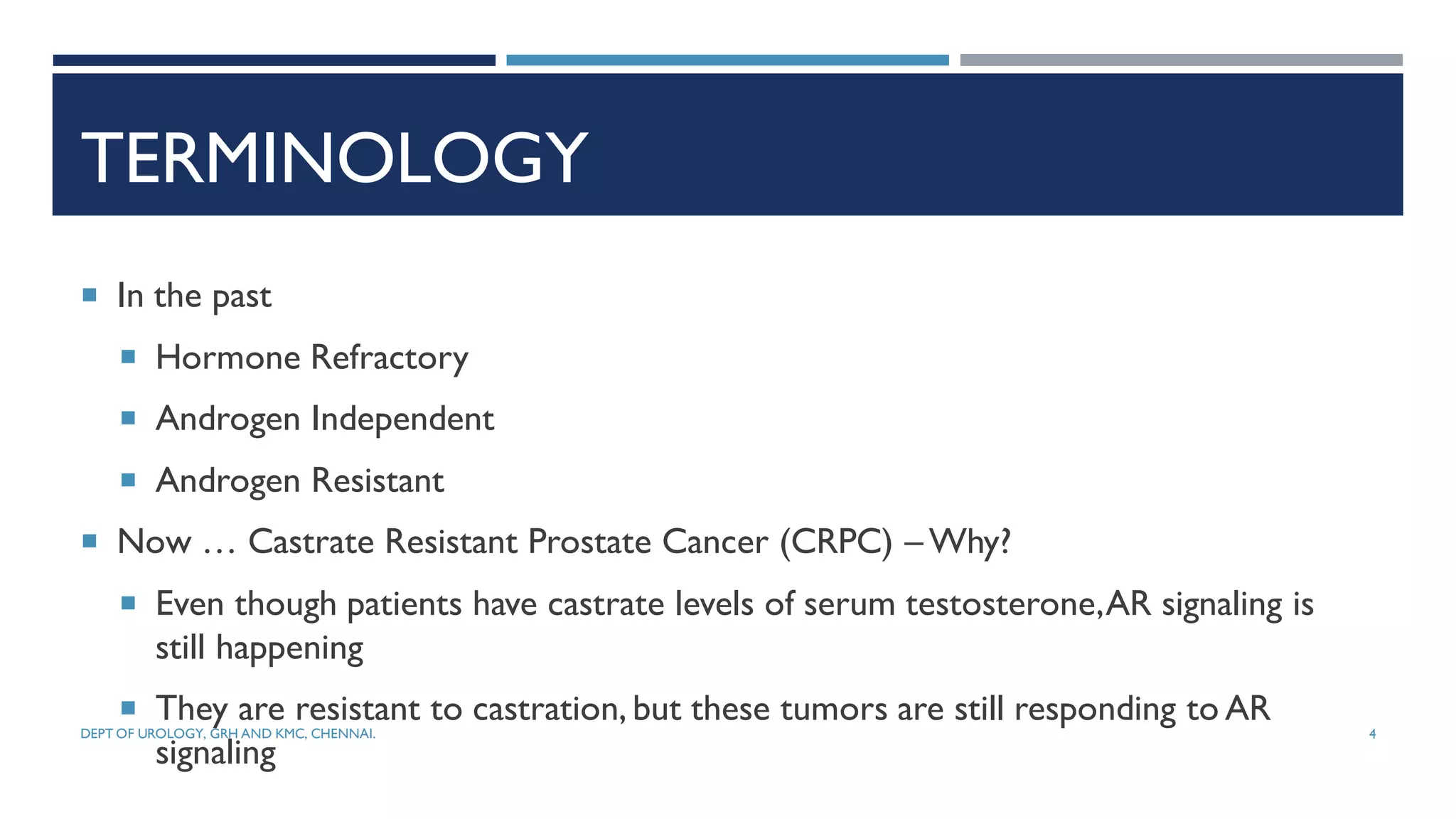 Prostate carcinoma- Castrate Resistant Prostate Cancer (crpc) | PDF