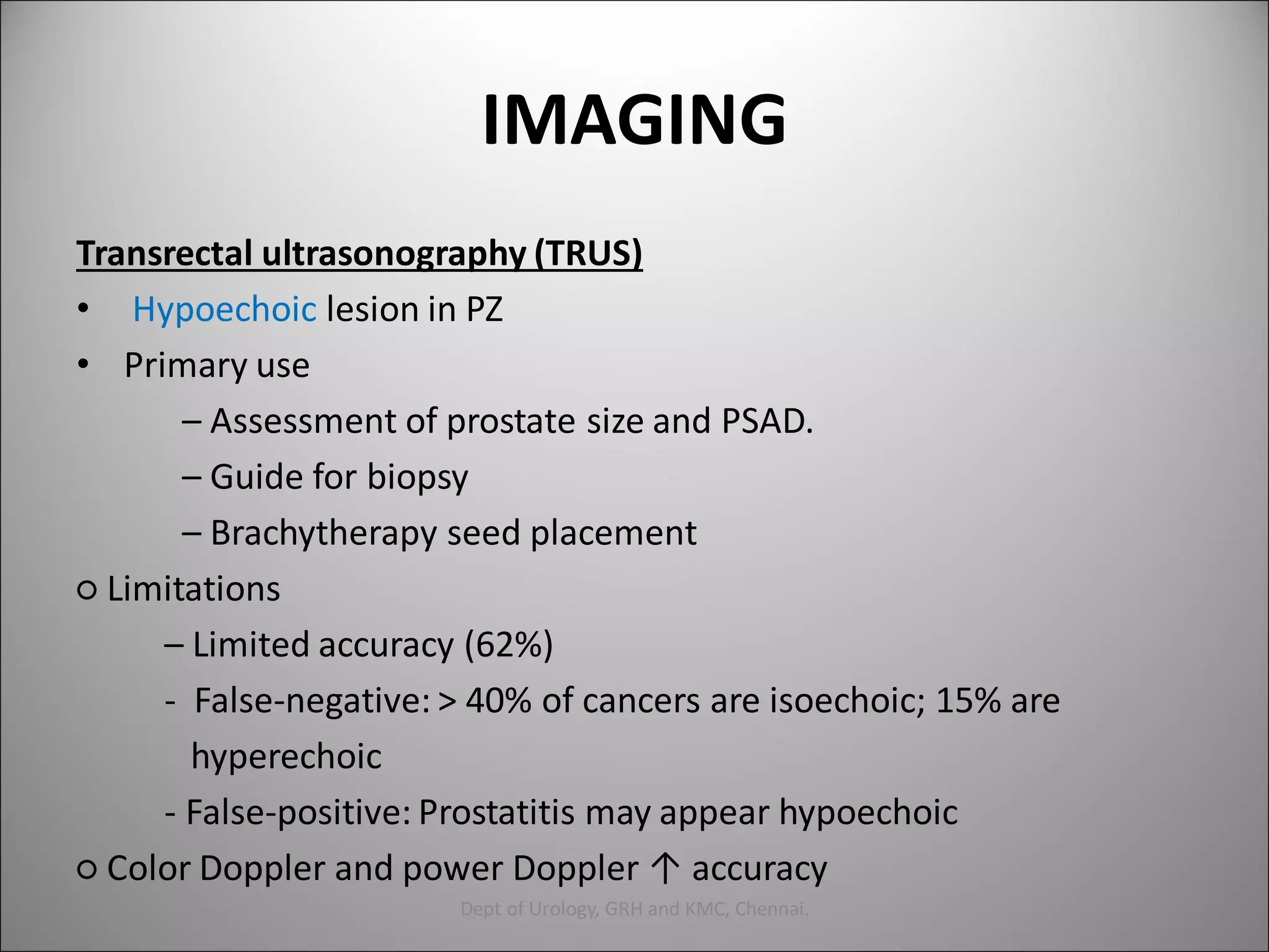 Prostate carcinoma- diagnosis and staging | PDF