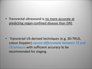 Prostate carcinoma- diagnosis and staging | PDF