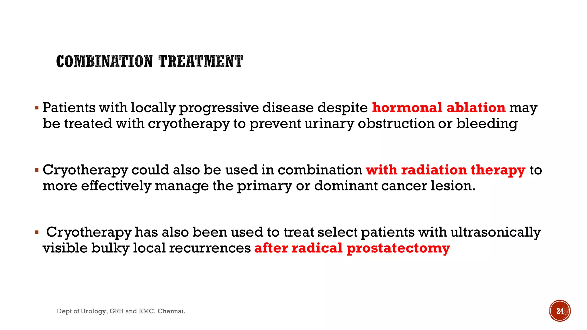 Prostate carcinoma- focal therapy | PDF