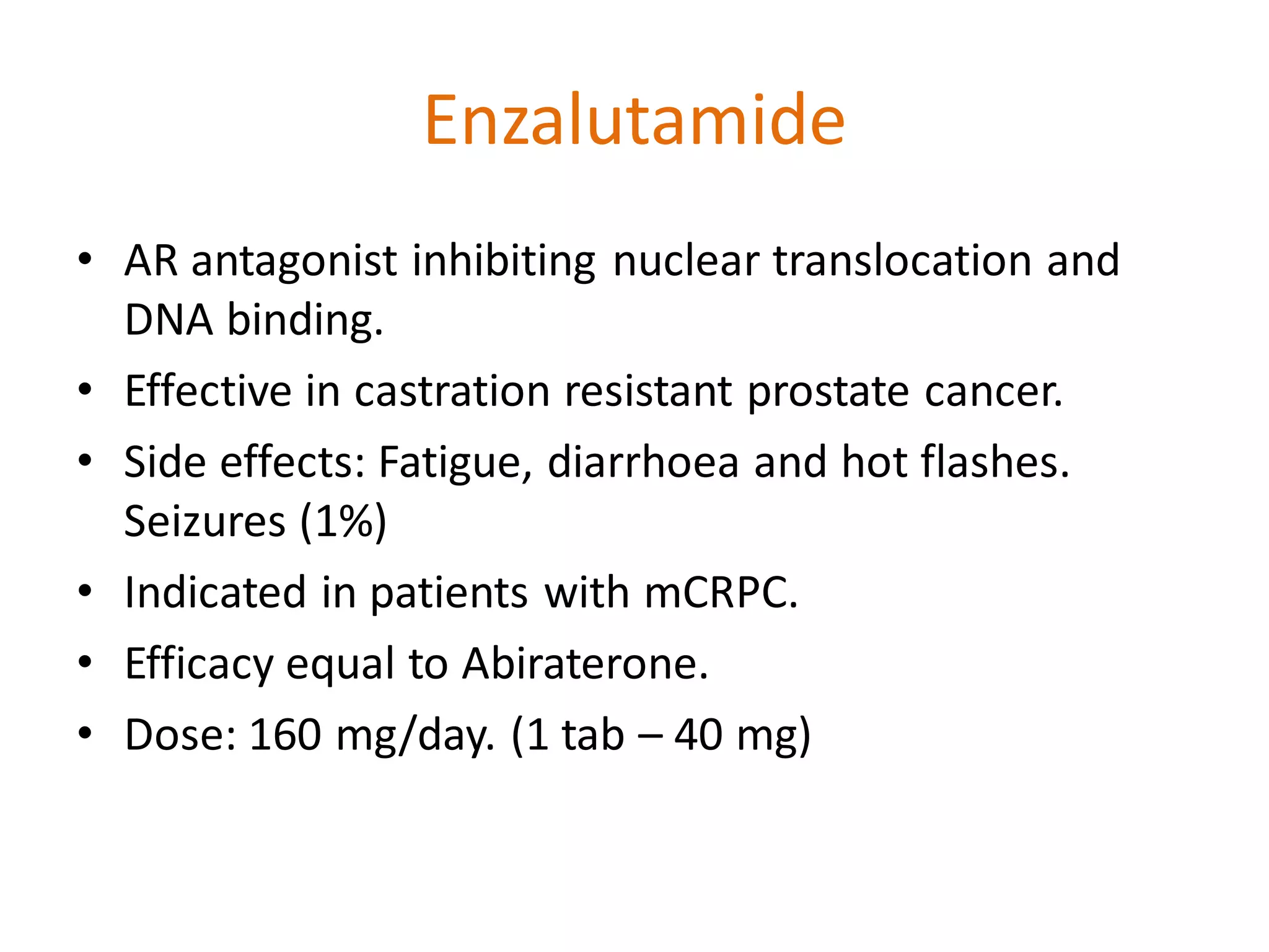 Prostate carcinoma- hormonal therapy 1 | PDF