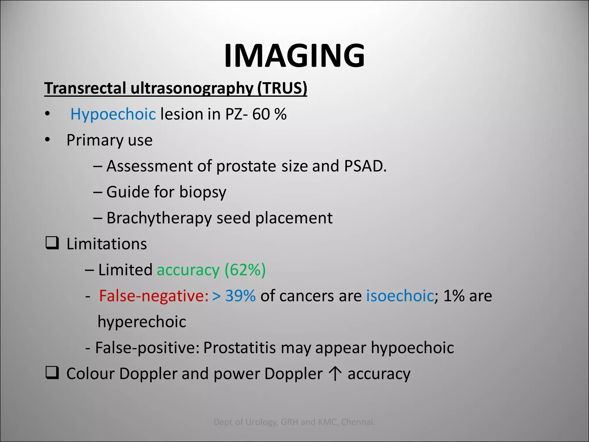 Prostate carcinoma- imaging | PDF