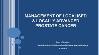 Prostate carcinoma- localised and locally advanced | PDF