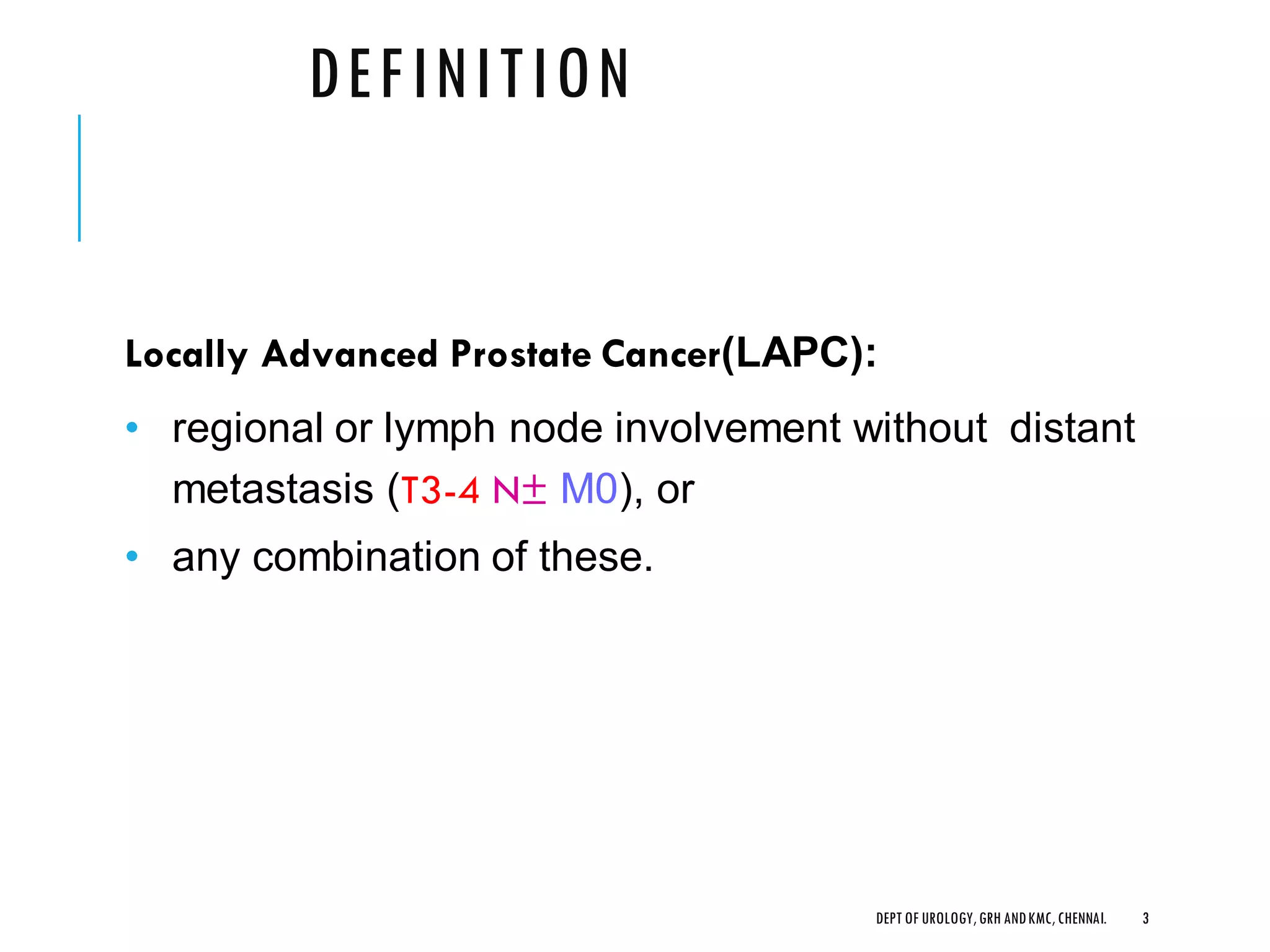 Prostate carcinoma- locally advanced | PDF