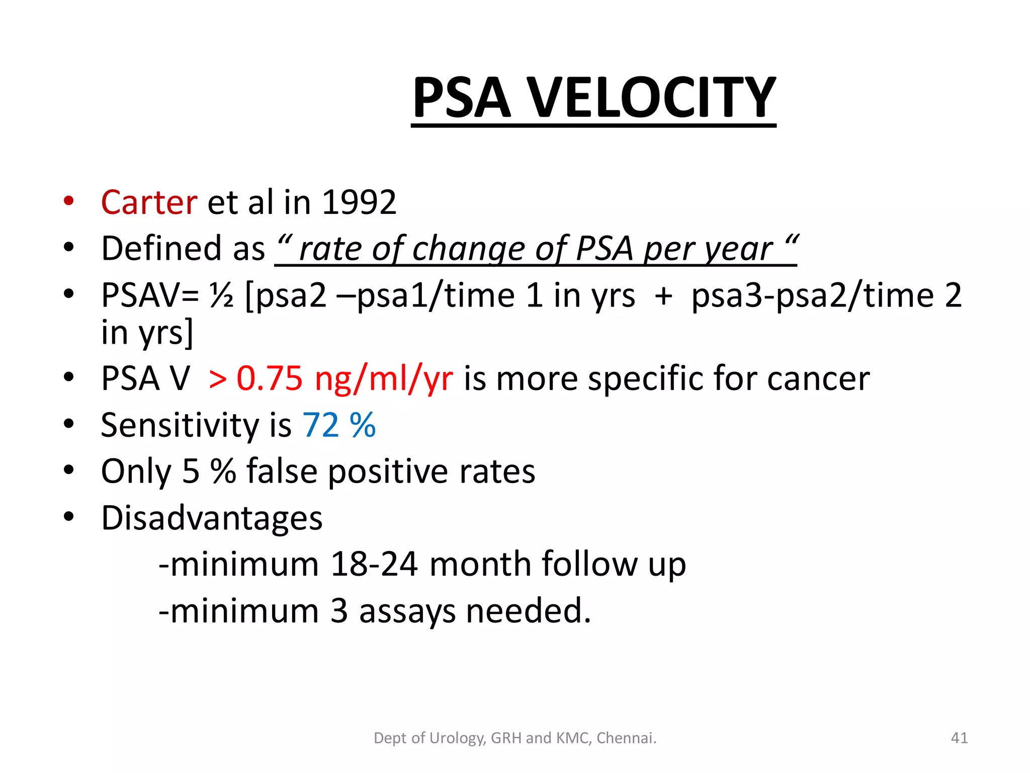 Prostate carcinoma- tumour markers | PDF