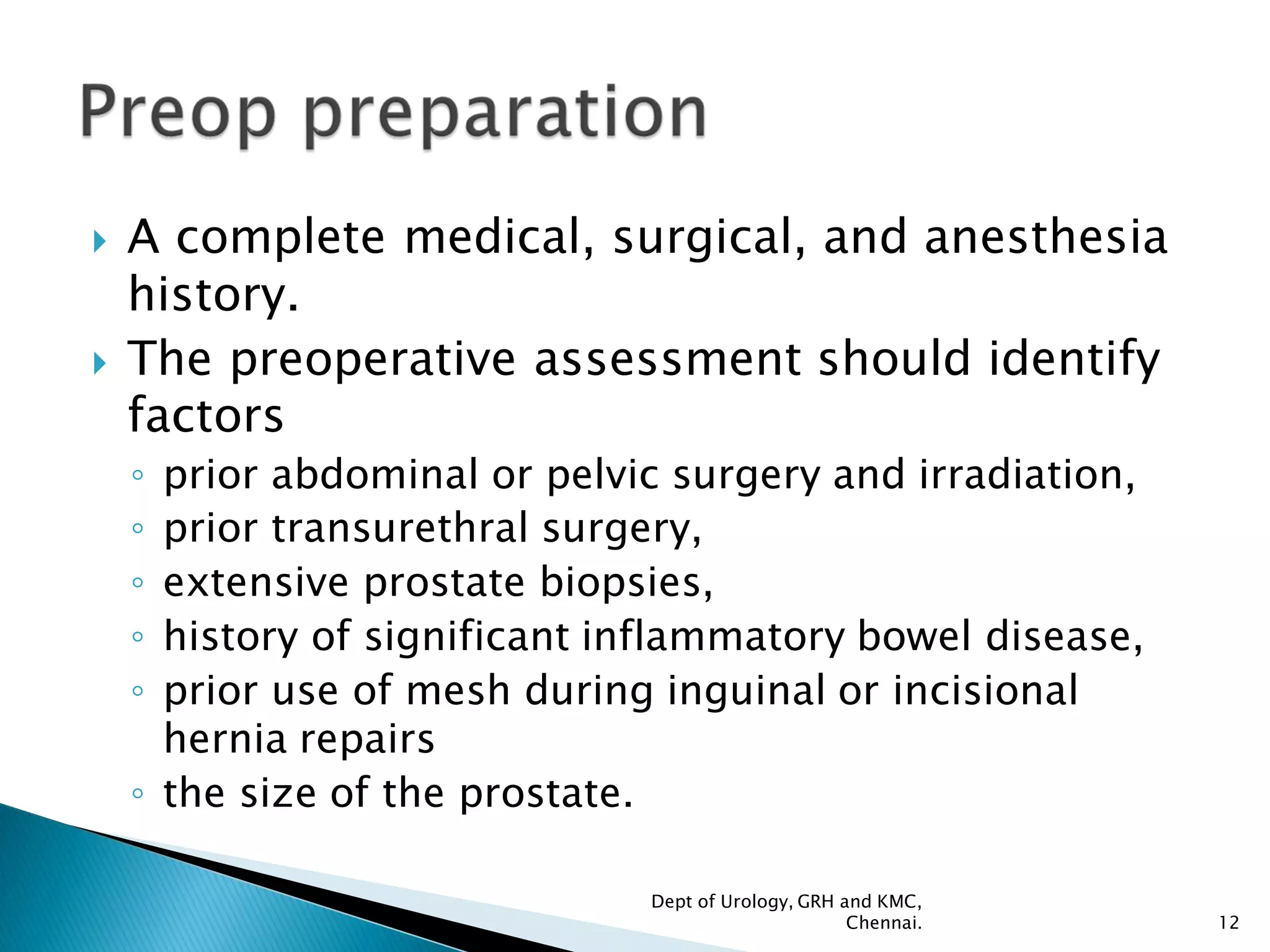 Prostate carinoma- surgery- Open Radical Retropubic Prostatectomy(rrp ...