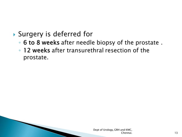 Prostate carinoma- surgery- Open Radical Retropubic Prostatectomy(rrp ...
